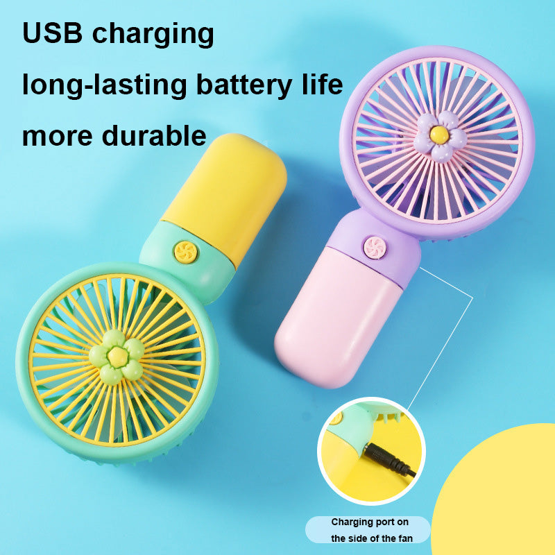 Mini Handheld Portable Fan With Stand | Elitebaz