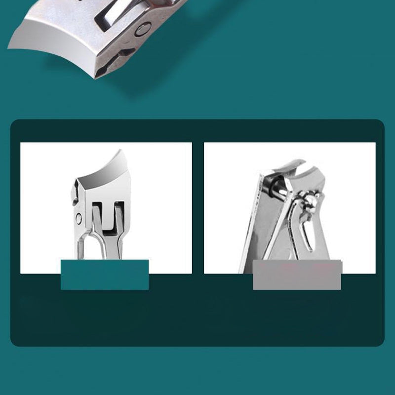 Wide Jaw Opening Anti-Splash Slanted Nail Clipper | Elitebaz